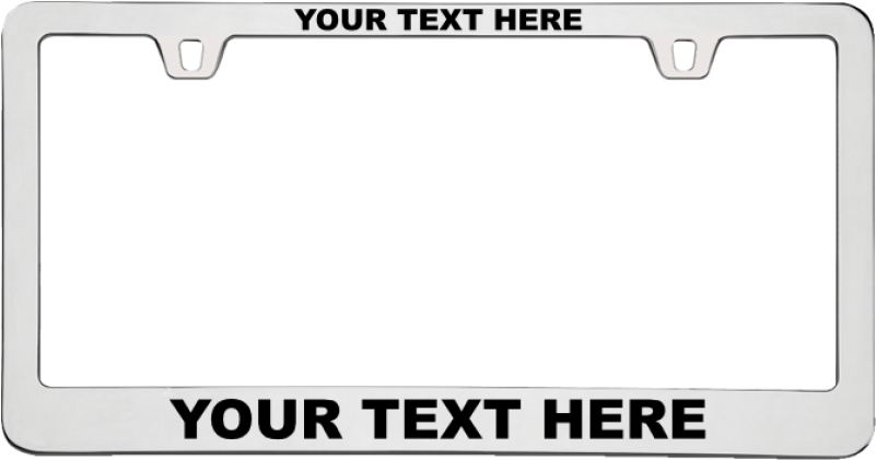 Download License Plate Frames Vector Art - Full Size PNG Image - PNGkit