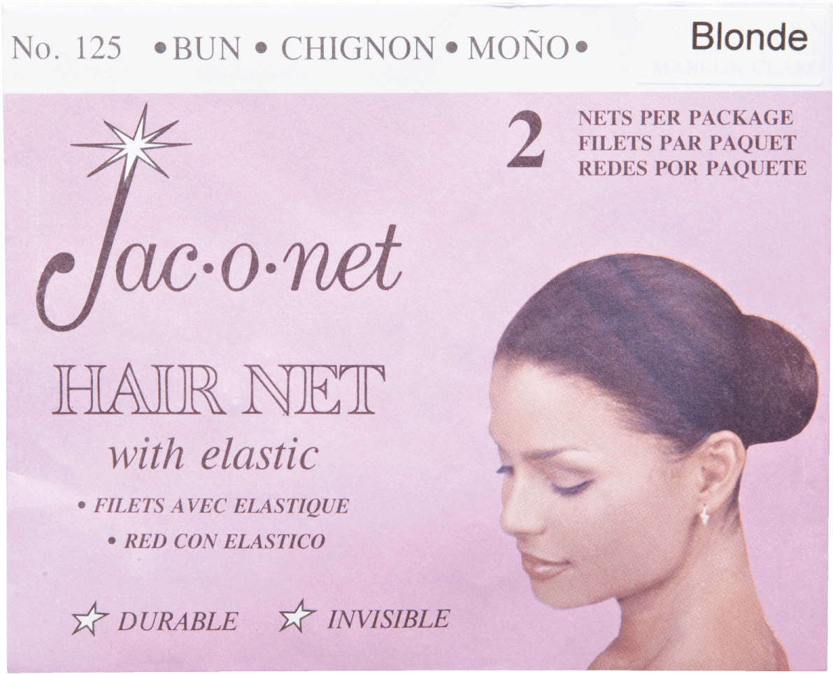 Download Jac-o-net Bun Invisible Hair Net - Full Size PNG Image - PNGkit