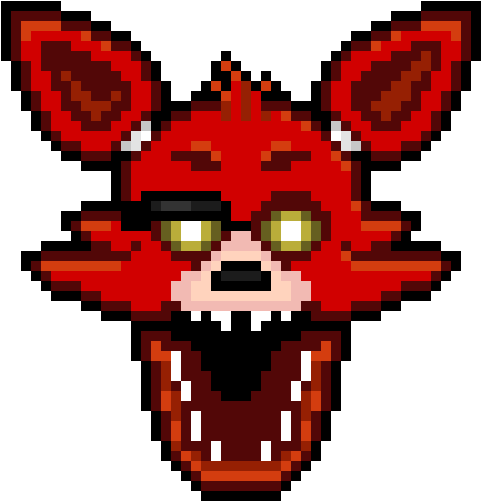 Download Rafael Tejeda - Foxy Pixel Art Fnaf - Full Size PNG Image - PNGkit