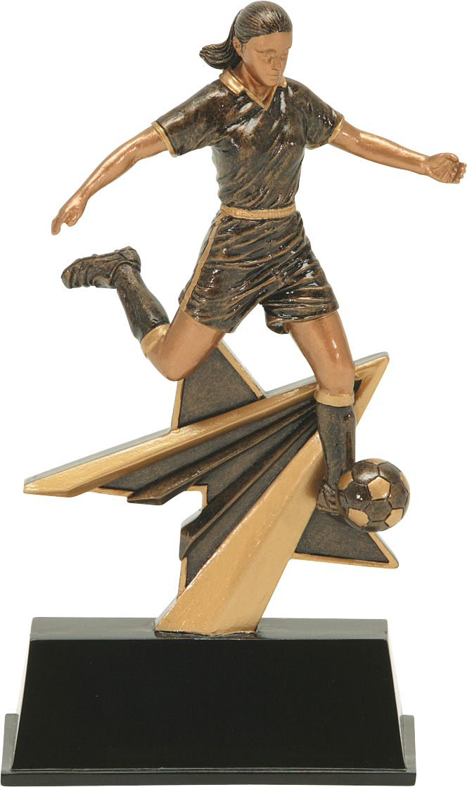 Download Star Power Soccer Resin-female 7" - Full Size PNG Image - PNGkit