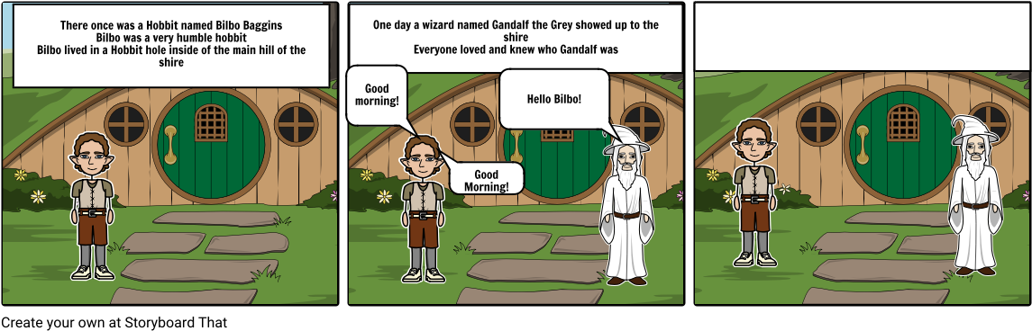 Download Hobbit - Cartoon - Full Size PNG Image - PNGkit