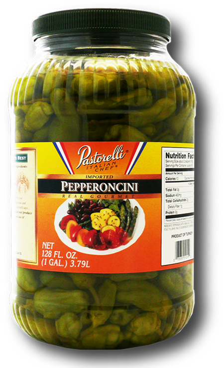 Download Italian Chef Pepperoncini 4×1 Gallon - Tursu - Full Size PNG ...