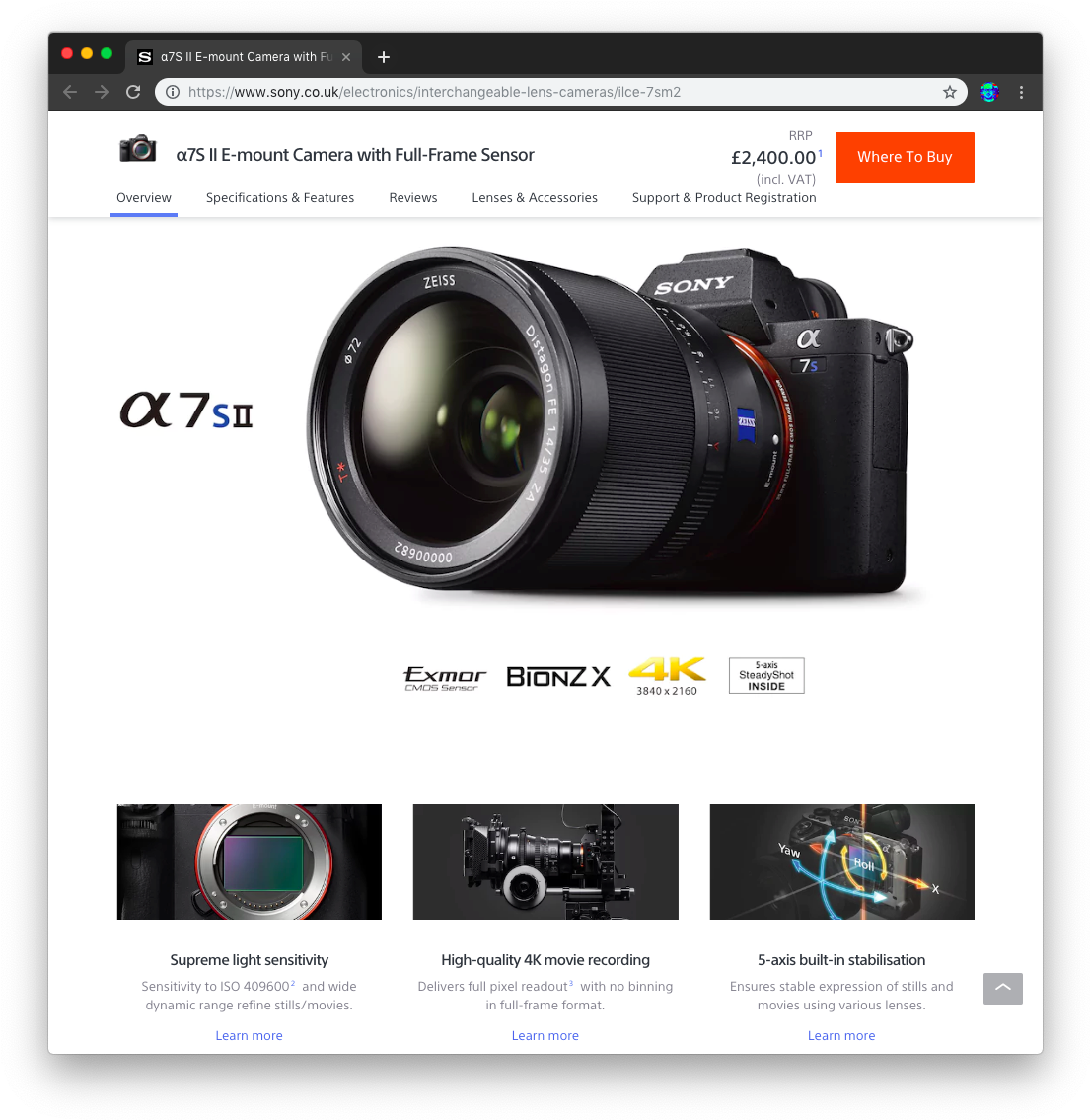 Download Image - " - Sony Alpha 7 Sii - Full Size PNG Image - PNGkit