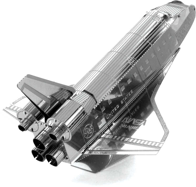 Download Nave Espacial Png 3d - Metal Earth 3d Laser Cut Model - Space Shuttle Enterprise - Full ...