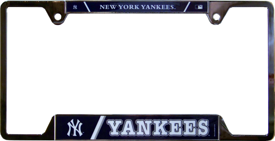 Download New York Yankees Wincraft Metal License Plate Frame, - New ...