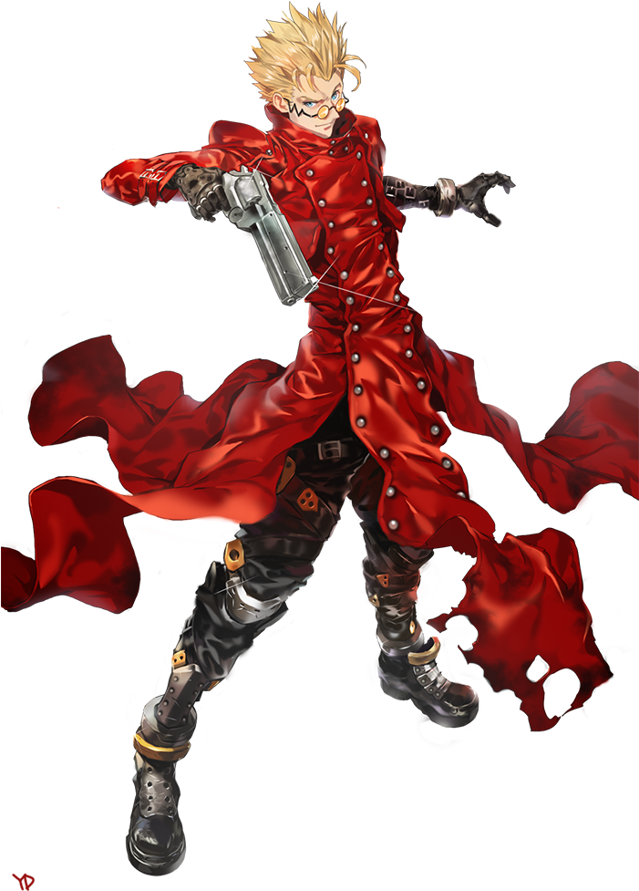 Download Vash The Stampede Drawn By Yang-do - Vash The Stampede - Full Size PNG Image - PNGkit