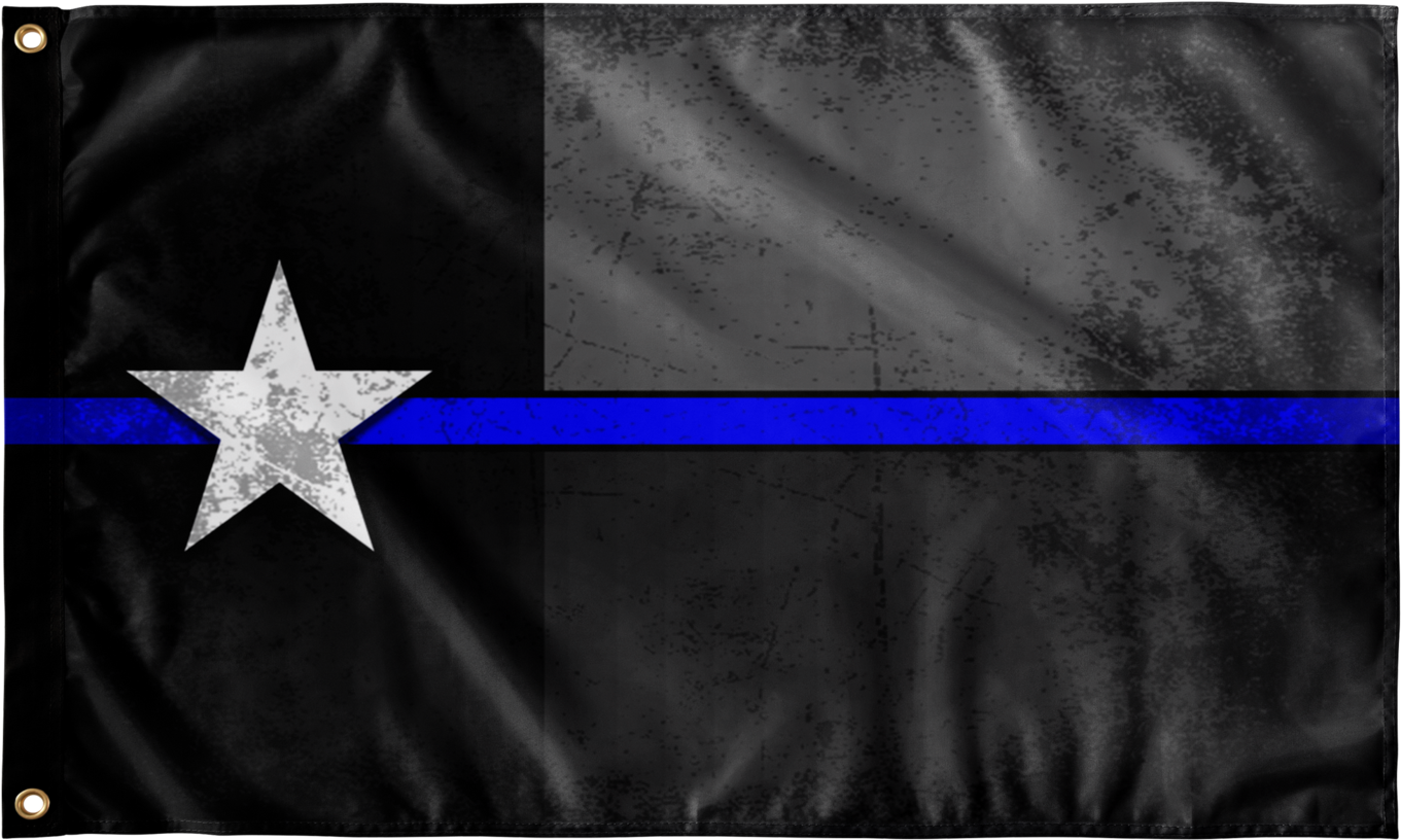 Download Texas Subdued Police Wall Flag - Slogan Flag - Full Size PNG ...
