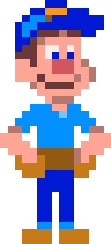Download Felix - Fix It Felix 8 Bit - Full Size PNG Image - PNGkit