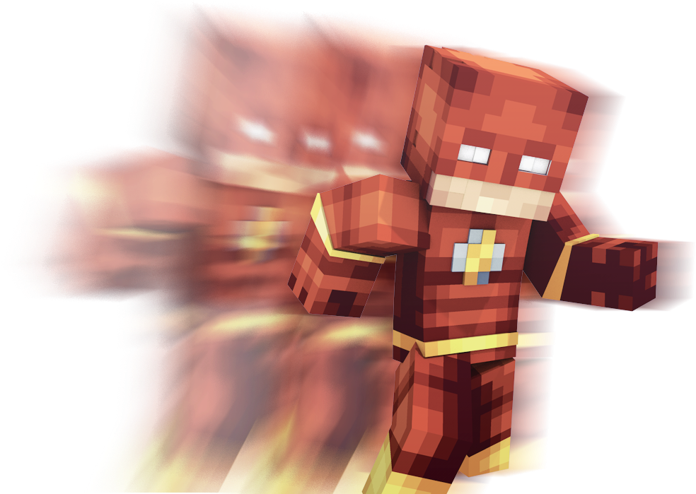 Download The Flash - Minecraft - Full Size PNG Image - PNGkit