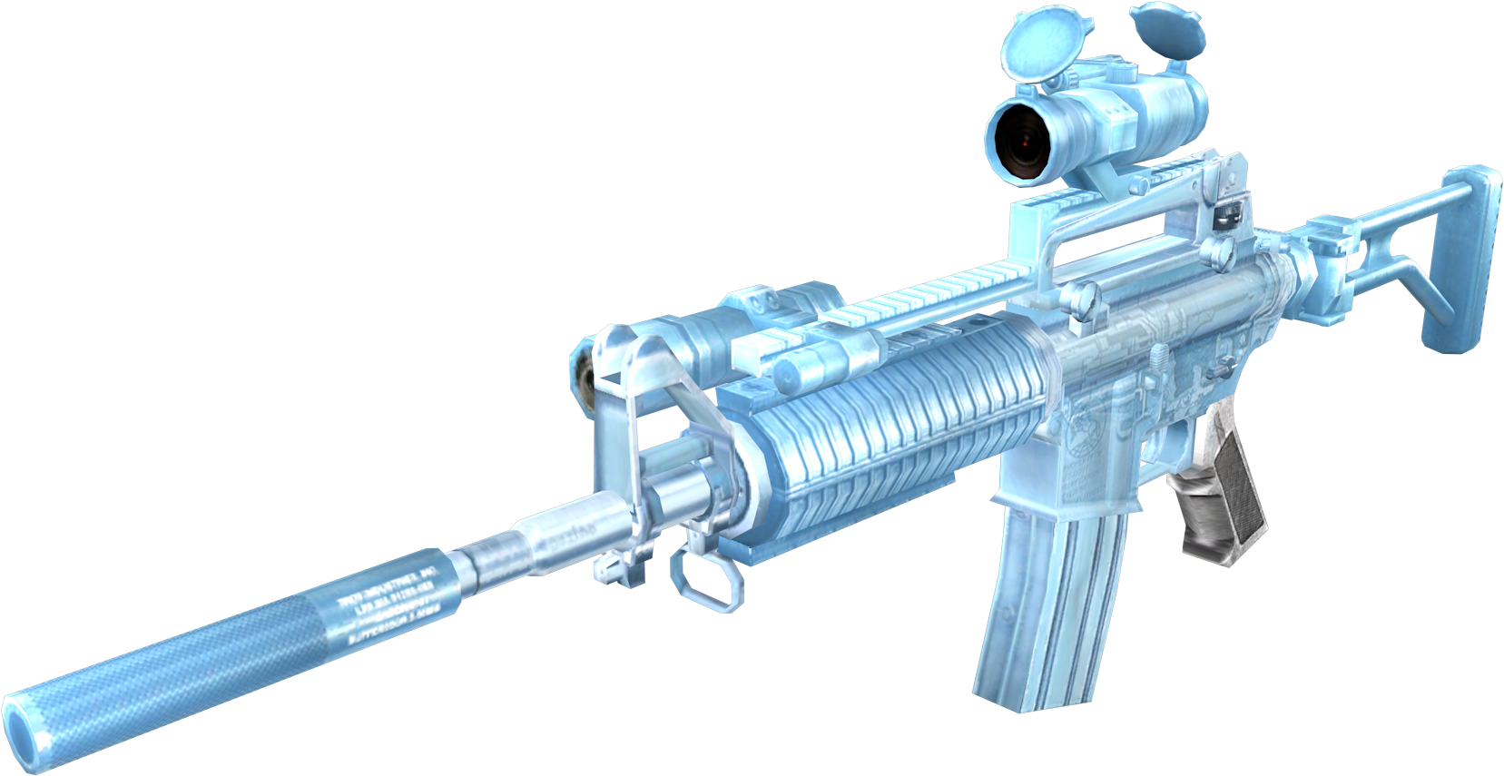 Download M4a1 Custom Crystal Rd 01 - Assault Rifle - Full Size PNG Image - PNGkit