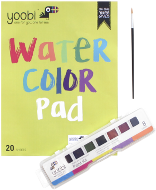 Download For The Watercolor Wonder - Yoobi By Usher Journal - Green ...