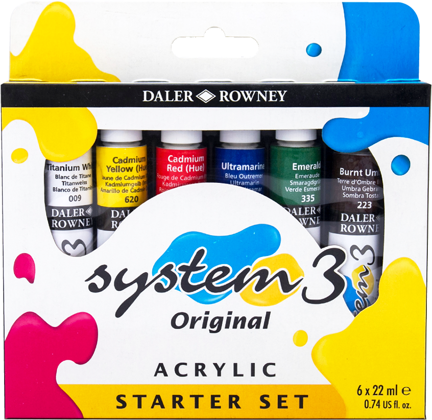 Download Daler-rowney System 3 Acrylic Color Starter Set - Daler Rowney ...