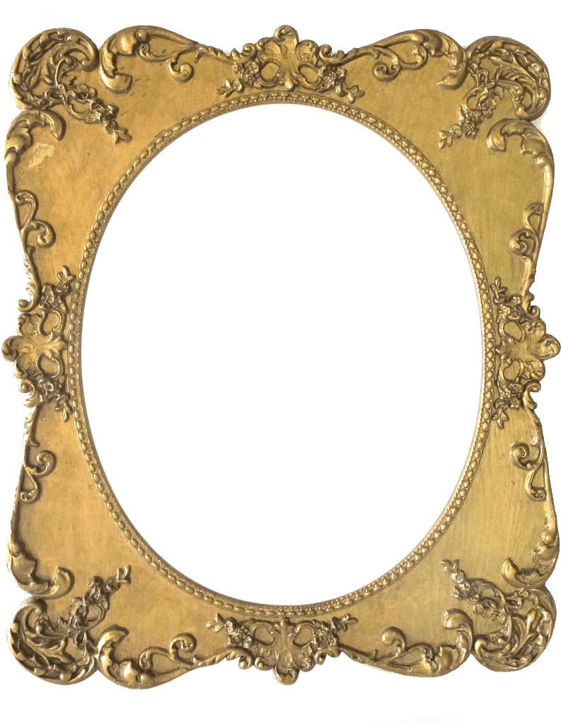 Download Transparent Large Oval Frame - Full Size PNG Image - PNGkit