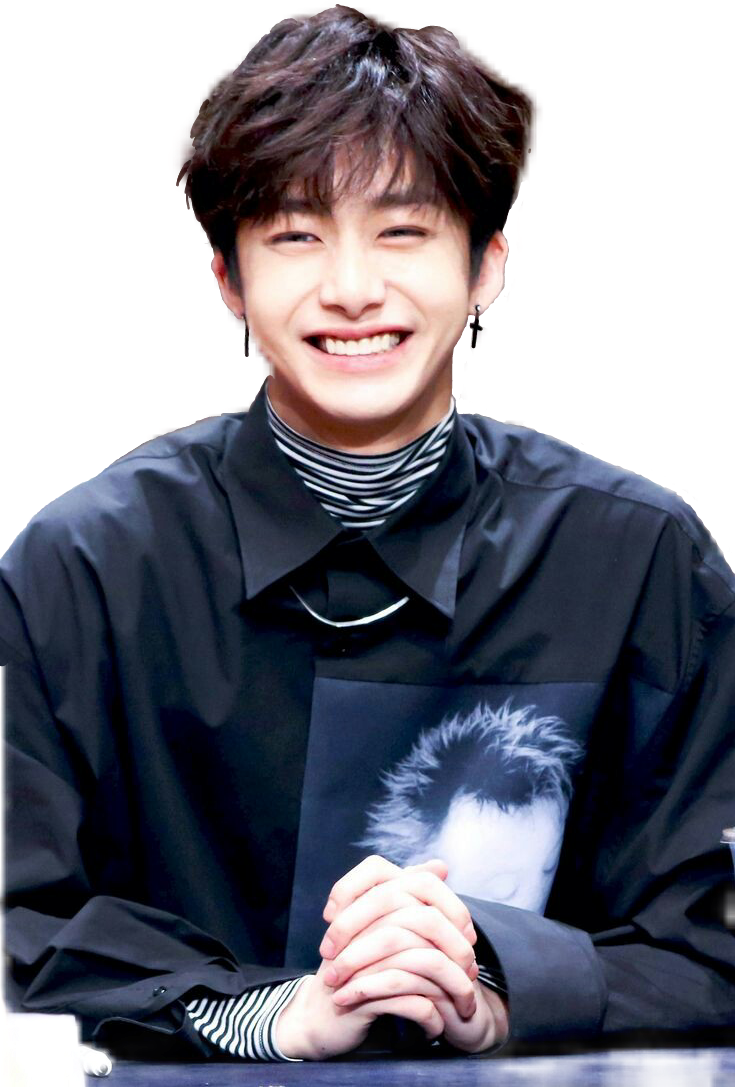 Download Report Abuse - Monsta X Hyungwon Smiling - Full Size PNG Image ...