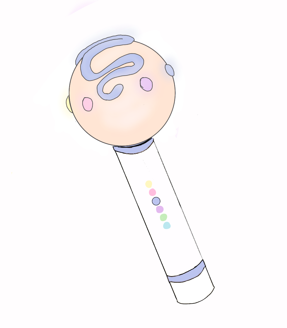 Download Lightstick Design - Cartoon - Full Size PNG Image - PNGkit