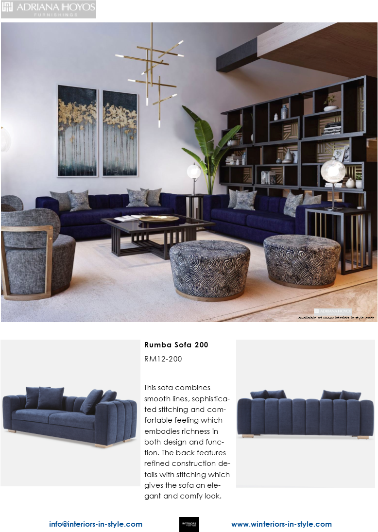 Download Rm12-200 Rumba Sofa 200 This Sofa Combines Smooth Lines ...