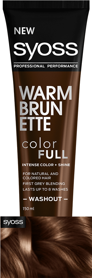 Download Syoss Color Toner Warm Brunette - Full Size PNG Image - PNGkit