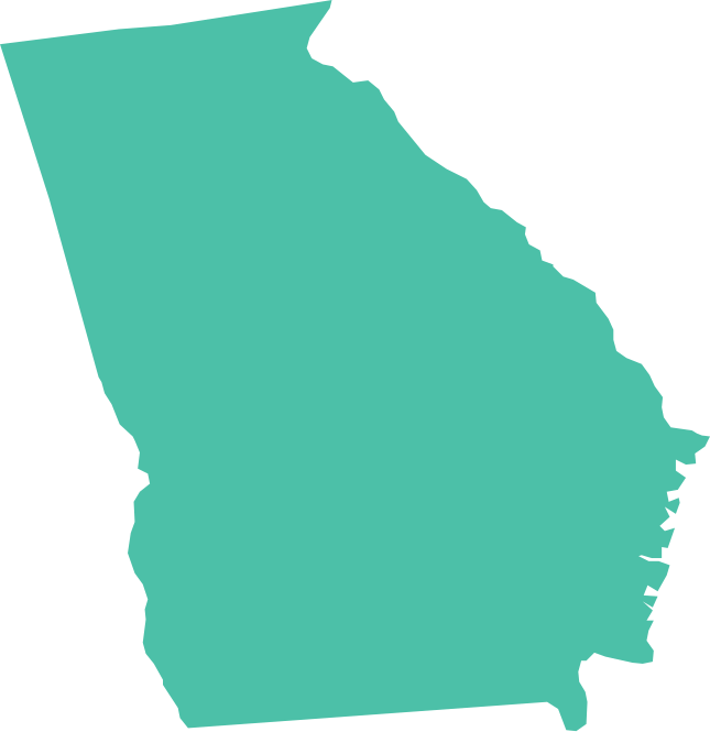 Download Georgia State Map - Putnam County Georgia Ga - Full Size PNG ...