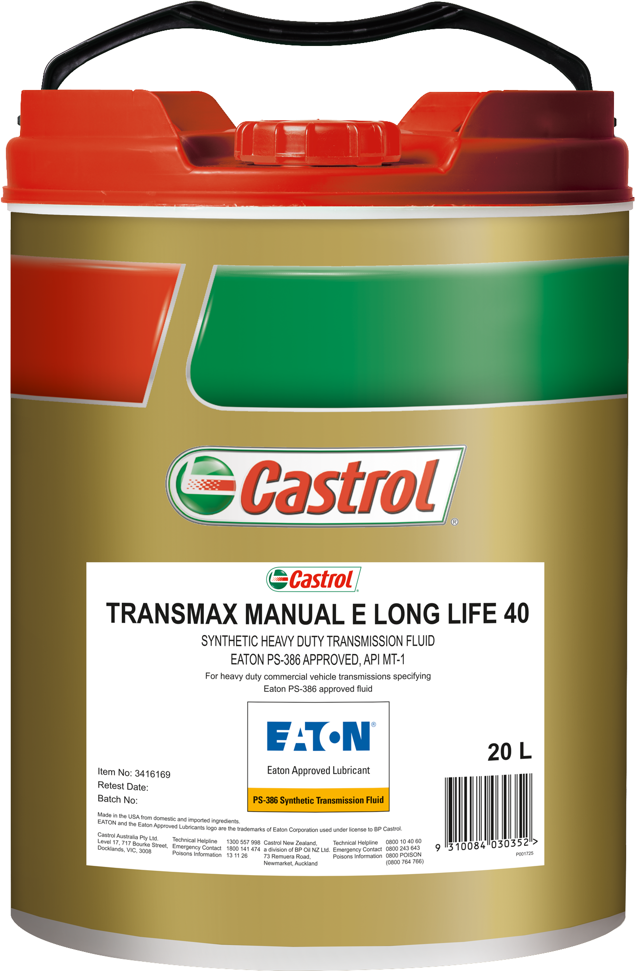 Download Transmax Manual E Long Life - Castrol - Full Size PNG Image ...