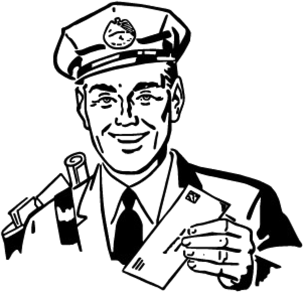 Download Mail Man Png - Full Size PNG Image - PNGkit