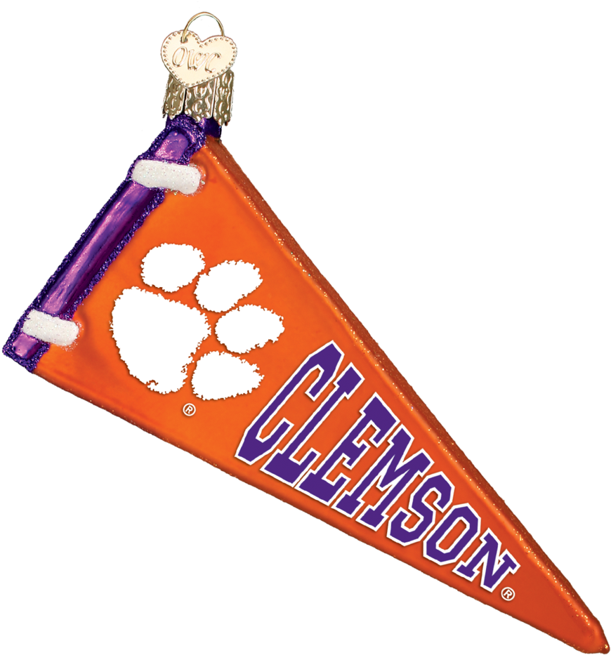 Download Clemson Pennant Ornament Clemson Pennant Ornament - Clemson ...