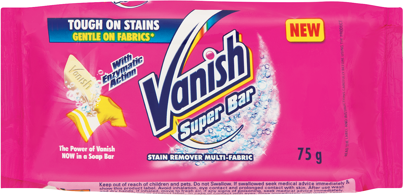 Download Vanish Sky Laundry Bar 75g - Vanish Soap - Full Size PNG Image ...