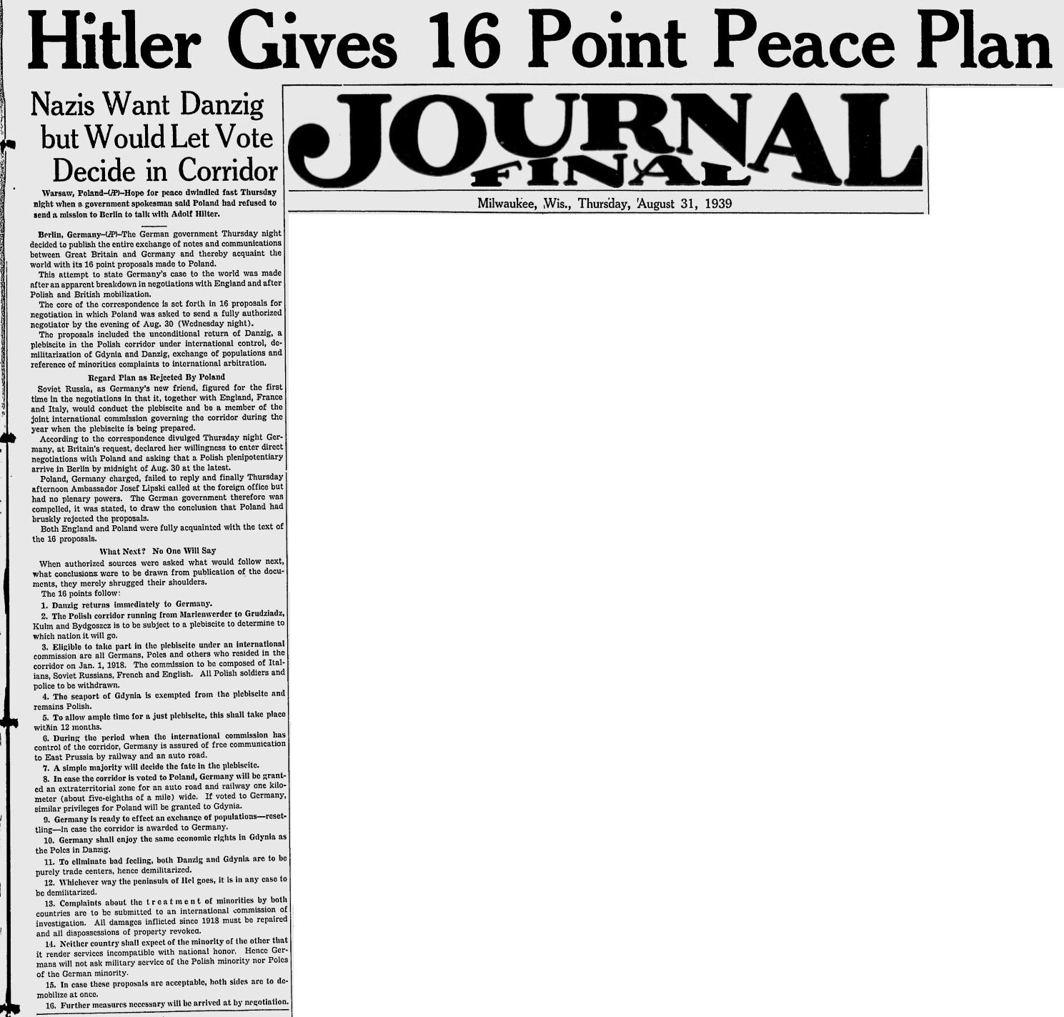 Download View Samegoogleiqdbsaucenao Hitler's 16 Point Peace - Hitler ...