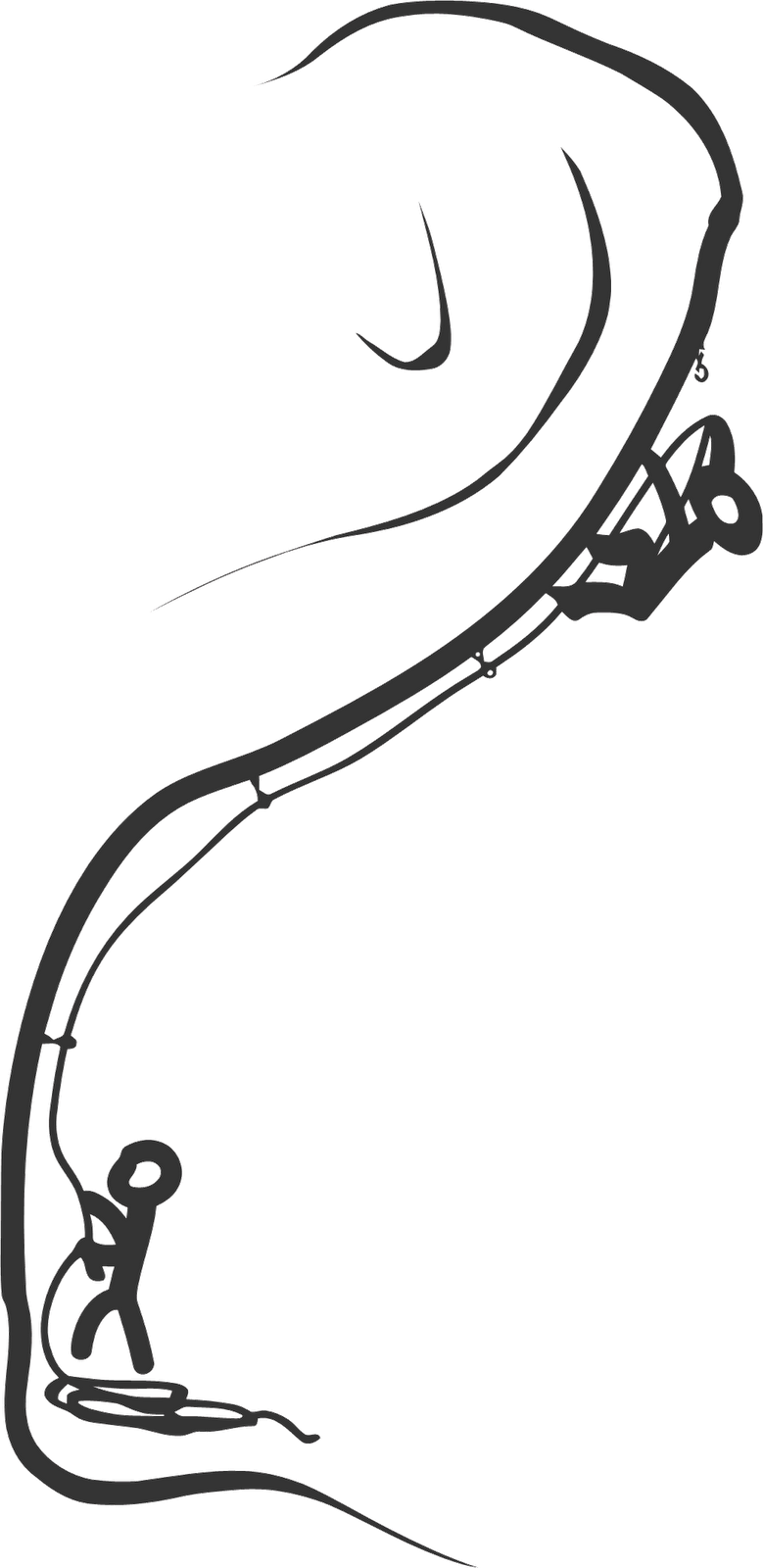 Download Climbing Vector Rope Image Download - Rock Climber Drawing ...