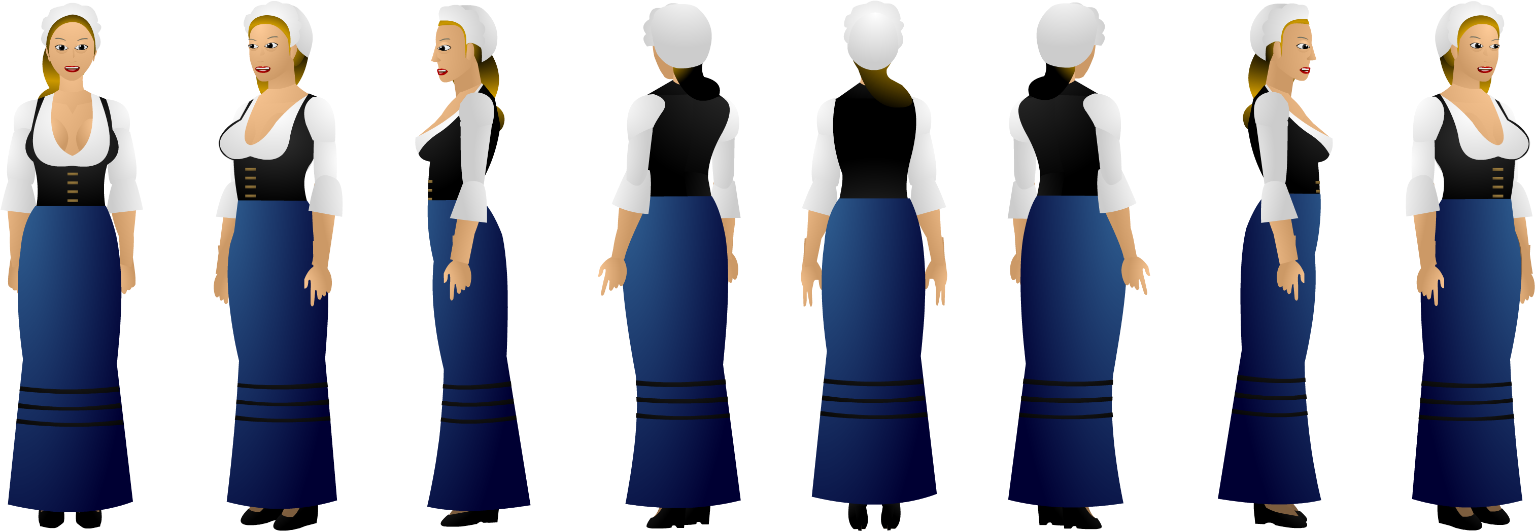 Download Http - Cartoon Maiden - Full Size PNG Image - PNGkit