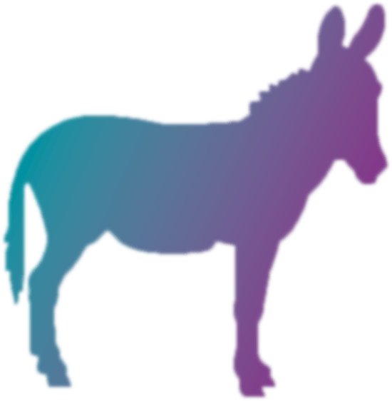 Download Donkey Icon Min - Donkey Silhouette - Full Size PNG Image - PNGkit