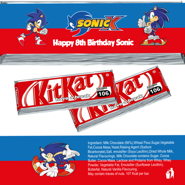 Download Sonic Hedgehog Kitkat Wrappers - Lol Surprise Kitkat Wrapper ...