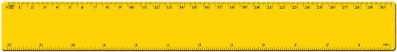 Download Transparent Ruler Yellow - Tool - Full Size PNG Image - PNGkit