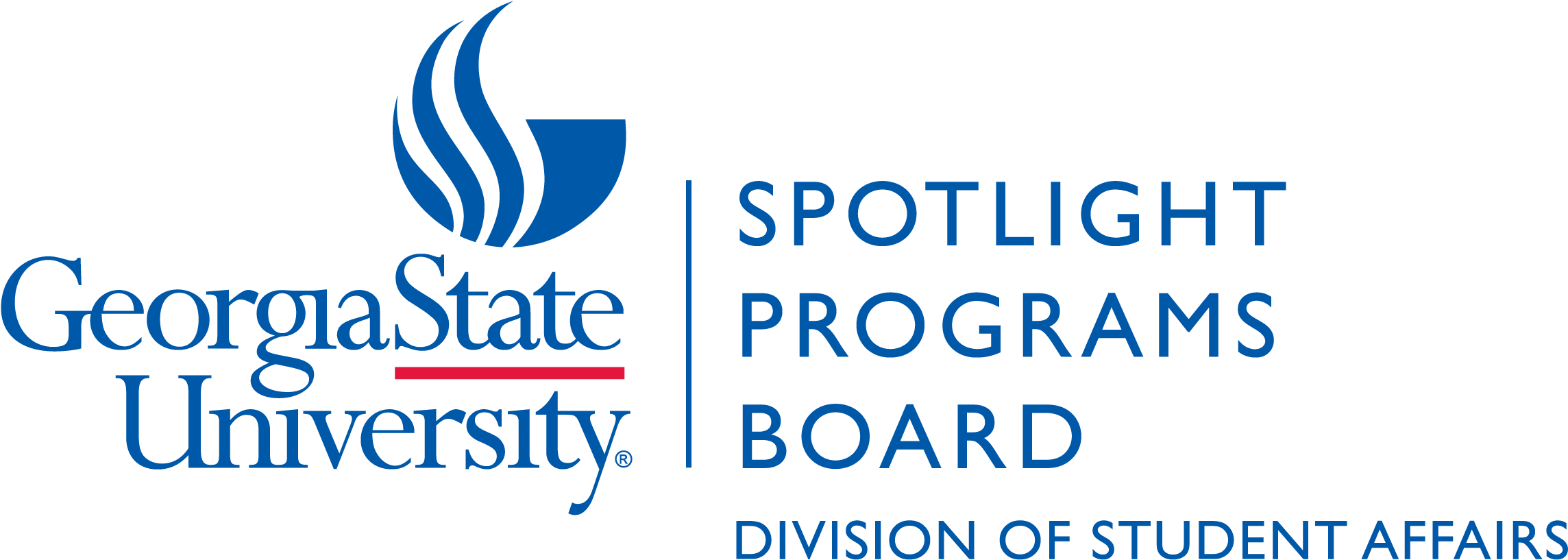 Download Spotlight Logos Blue Red Line Blue Red Line - Georgia State ...