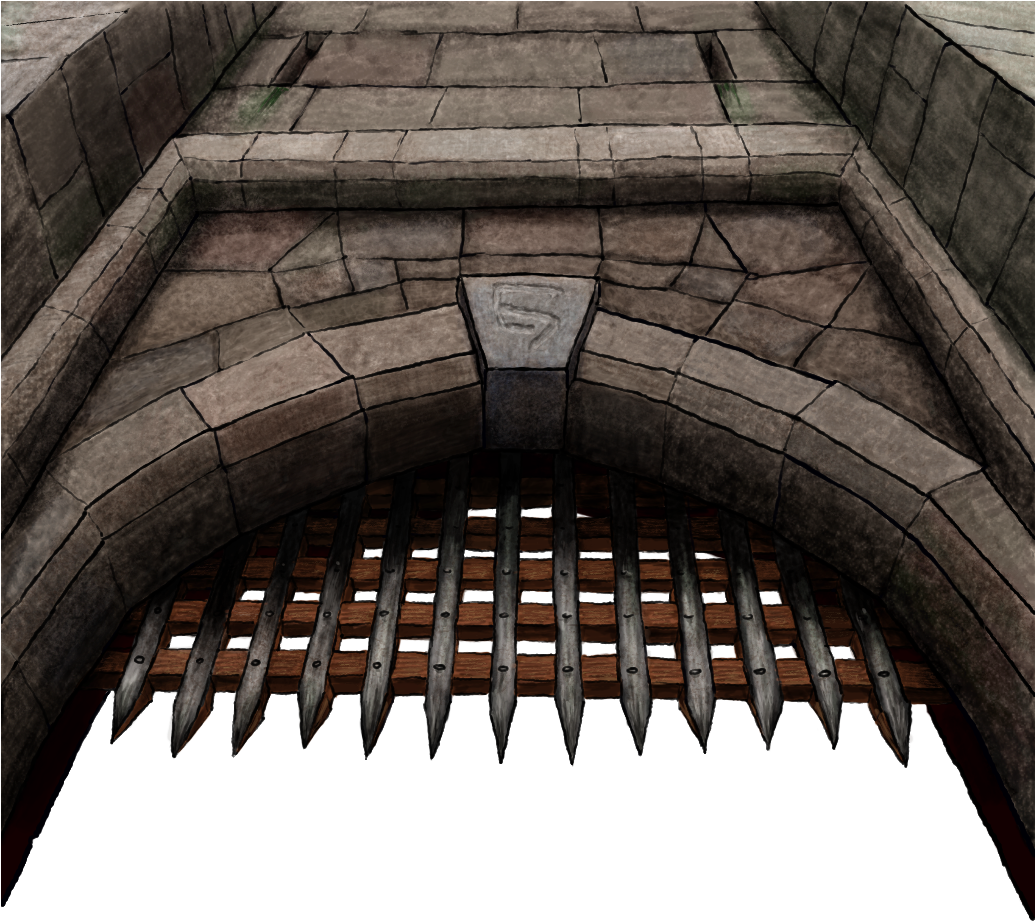Download Stone Gate - Medieval Gate Png - Full Size PNG Image - PNGkit