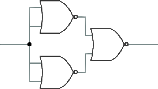 Download Buffer Gate From Nor Gate - 反 或 閘 變 反 閘 - Full Size PNG Image ...