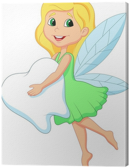 Download Illustration Of A Cute Tooth Fairy Flying With Tooth - Tooth ...