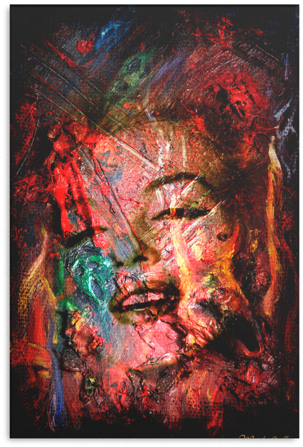 Download Marilyn Monroe 'black Art' Canvas - Mark Ashkenazi - Marilyn 7 ...