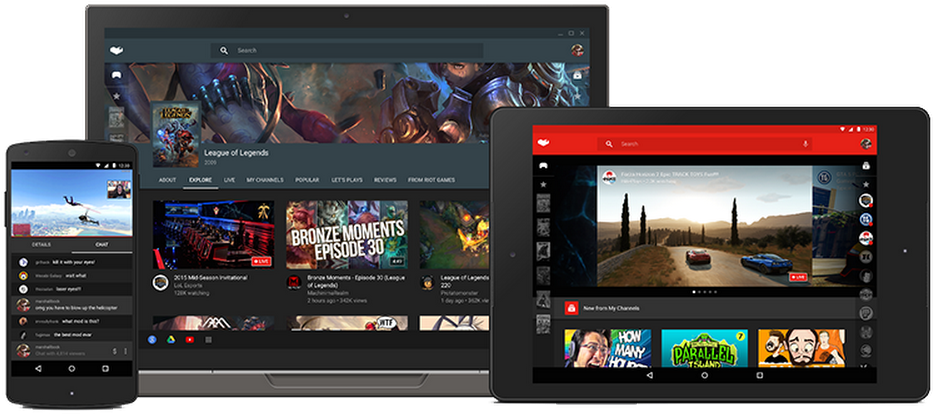 Download Yt Gaming Devices - Youtube App Live Streaming - Full Size PNG ...