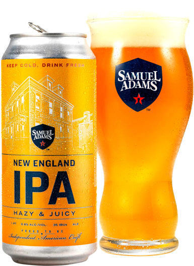 Download Sam Adams New England Ipa - Sam Adams Hazy Ipa - Full Size PNG ...
