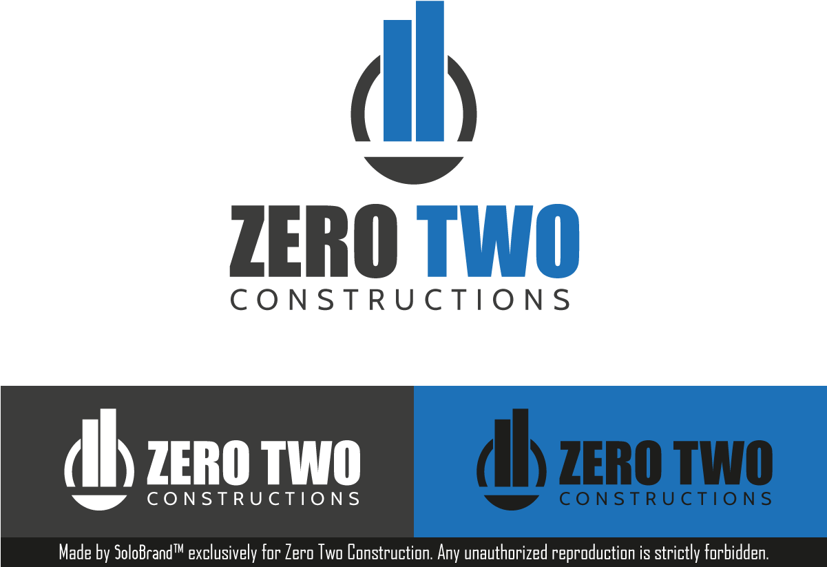 Download Construction Logo Design For Zero Two Constructions - Construction - Full Size PNG ...