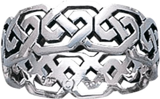 Download Silver Celtic Infinity Ring - "peter Stone Jewelry" Silver ...