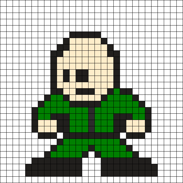Download Professor X - Stranger Things Pixel Art Minecraft - Full Size ...