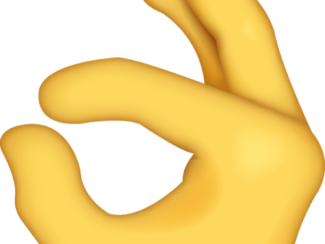 Download Hand Emoji Clipart Circle Hand - Ok Hand Transparent ...