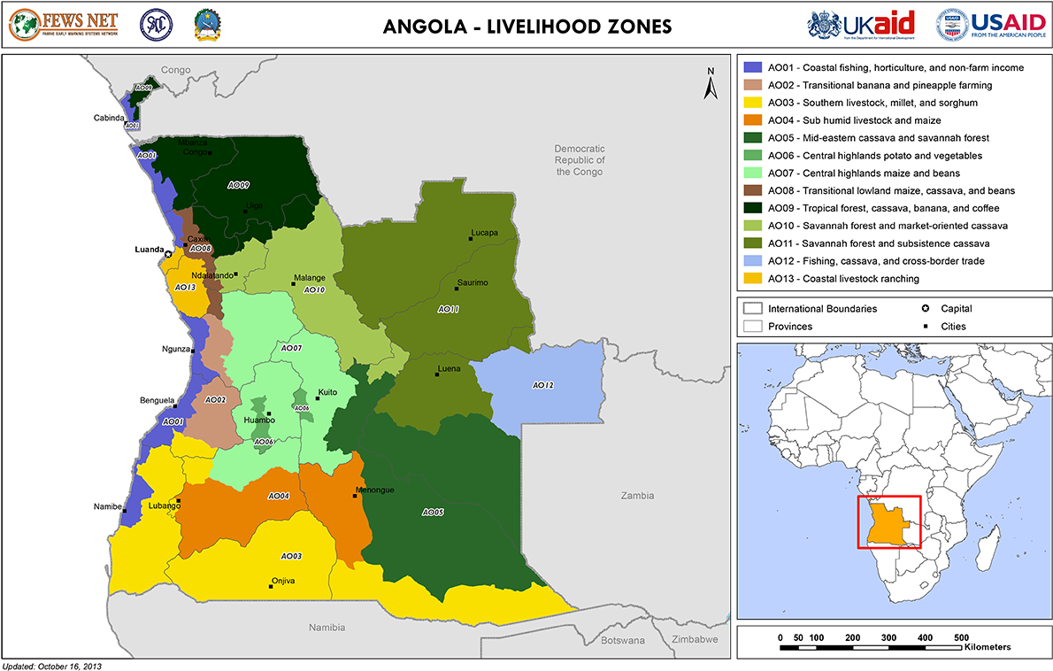 Download Angola 2013 Livelihood Zones Map - Atlas - Full Size PNG Image ...