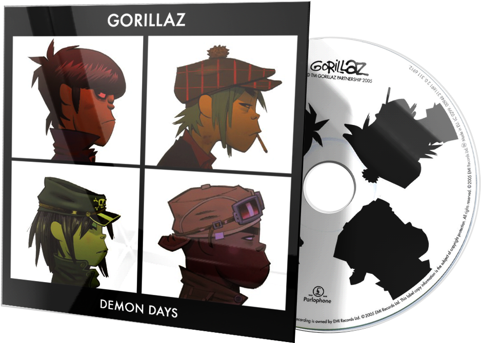 Download 3d Case Edit Icon - Gorillaz Demon Days Album Cover - Full ...