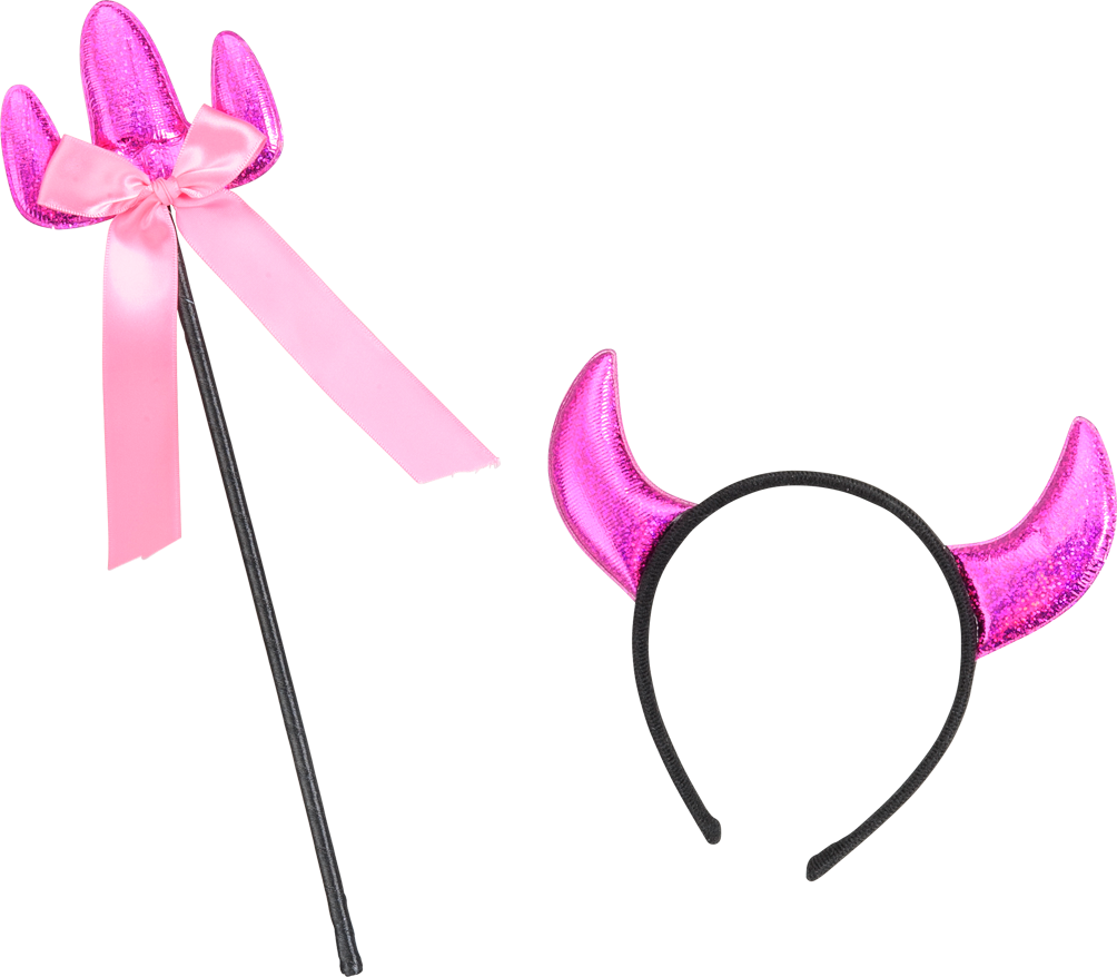 Download Pink Sequin Devil Set, , Large - Full Size PNG Image - PNGkit