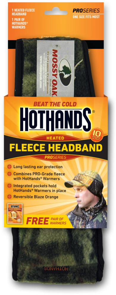 Download Hothands Fleece Heated Camo Headband - Heatmax Hothands Heated ...