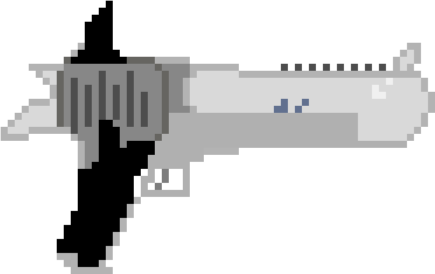Download Fortnite Hand Cannon Pixel Art - Full Size PNG Image - PNGkit