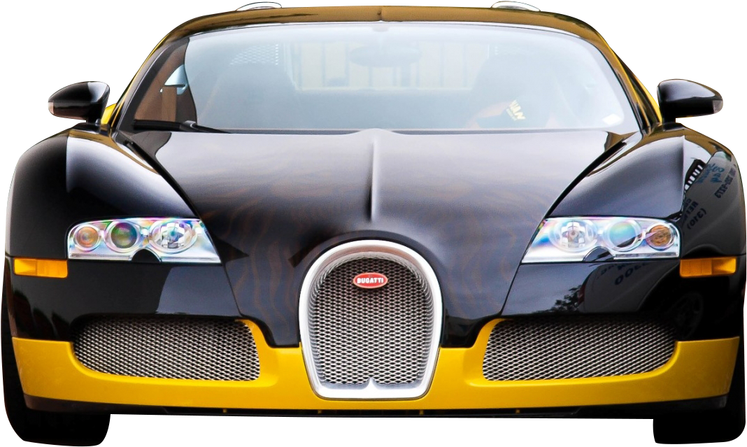 Download Bugatti Veyron Front - Bugatti Front Transparent - Full Size ...