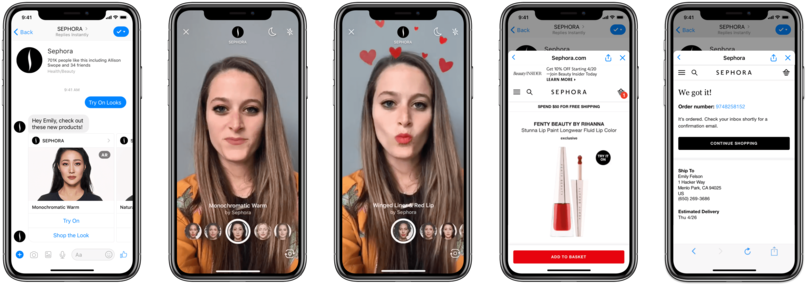 Download Transparent Sephora Facebook Messenger Augmented Reality - Ar ...